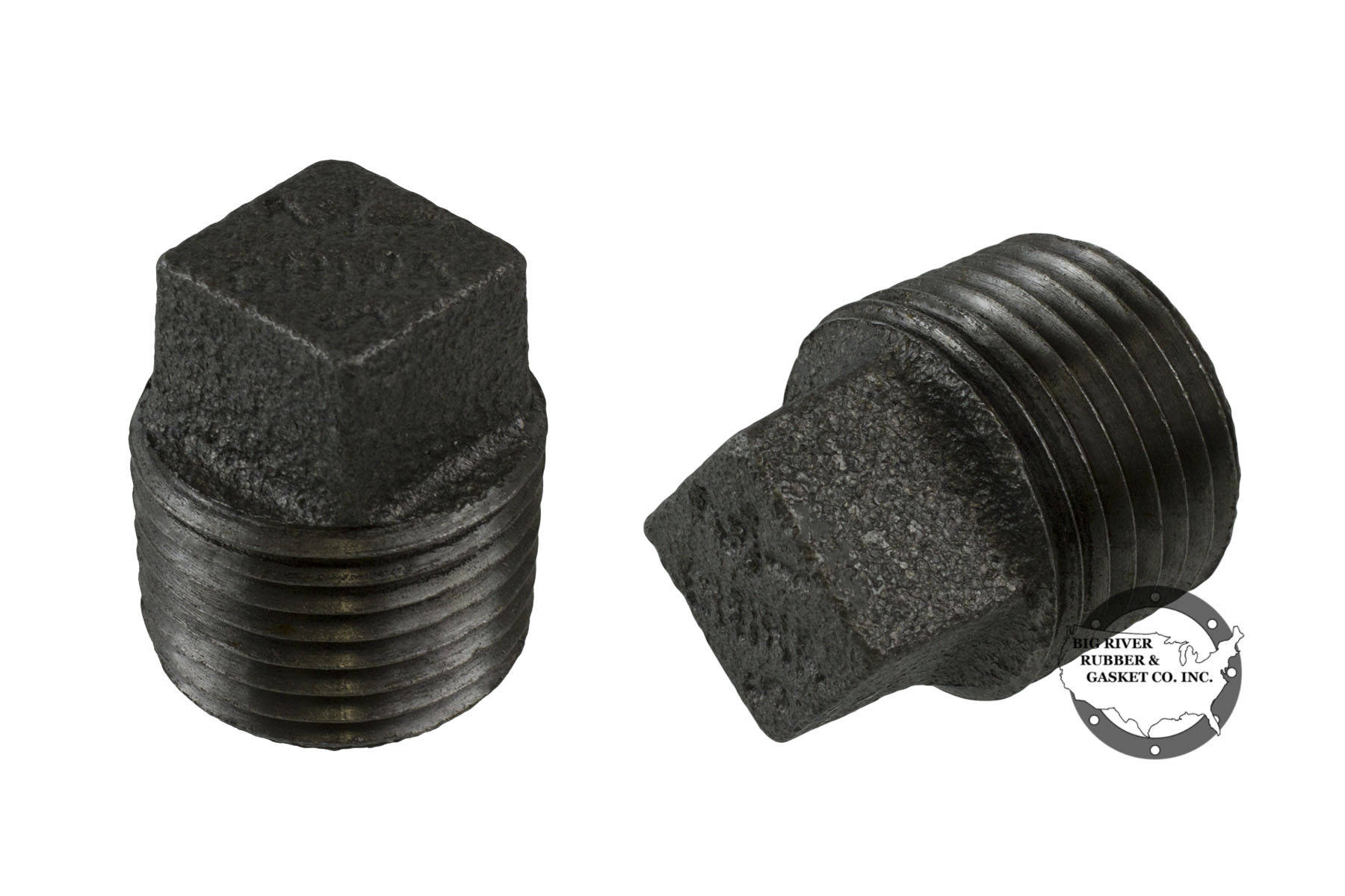 Black Iron Pipe Plug 1/2″ | Big River Rubber & Gasket
