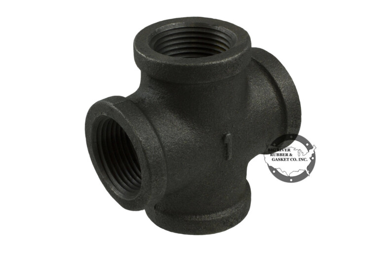 Black Iron Pipe Cross 1″ | Big River Rubber & Gasket