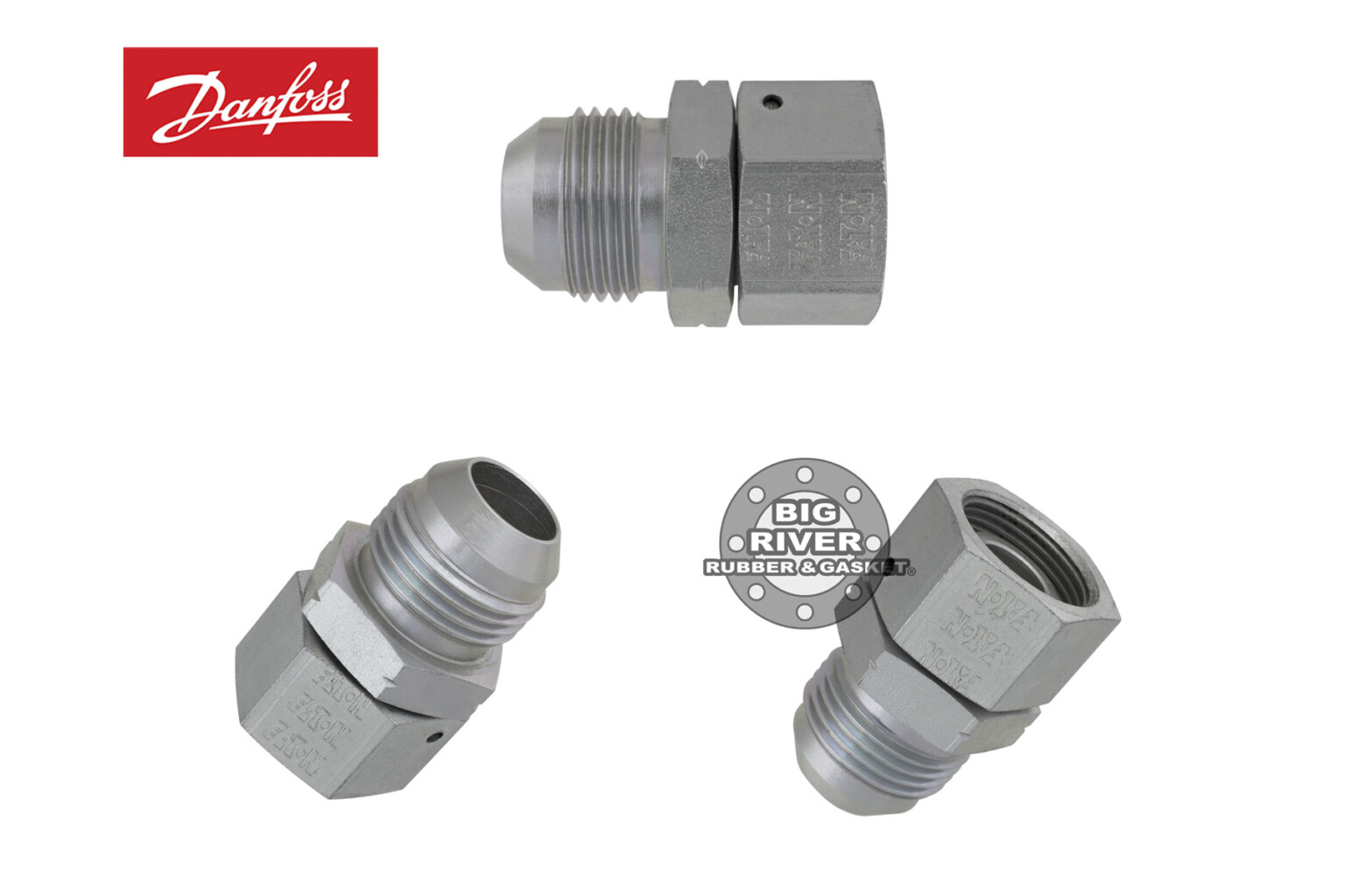 Danfoss Metric to 37° Flare Adapter 15.164-16-12 | Big River Rubber ...