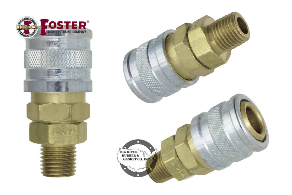 3103 Foster One Way Shut-Off 3 Series 1/4″ Male Thread Manual Socket ...