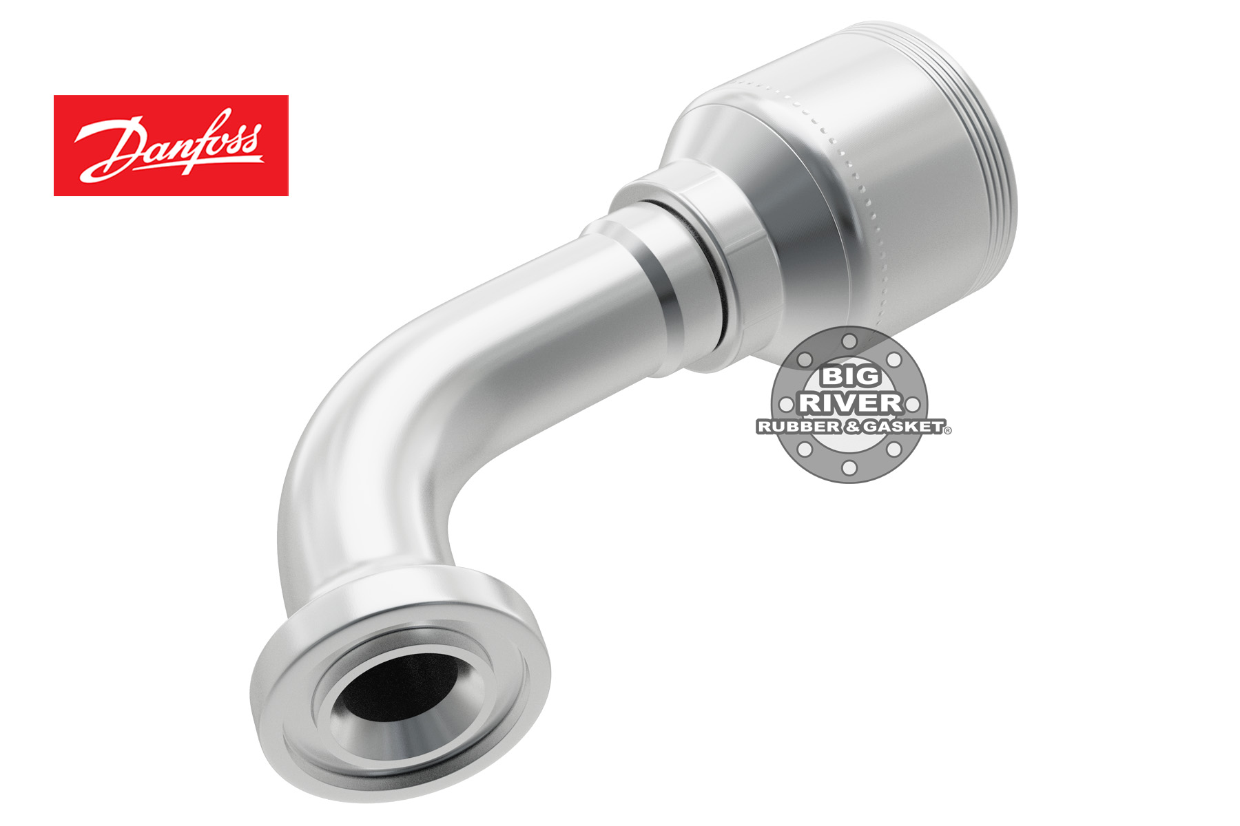 (FLE) 4S12FLE12 Eaton SAE Code 61 Flange 67.5° Elbow | Big River Rubber ...