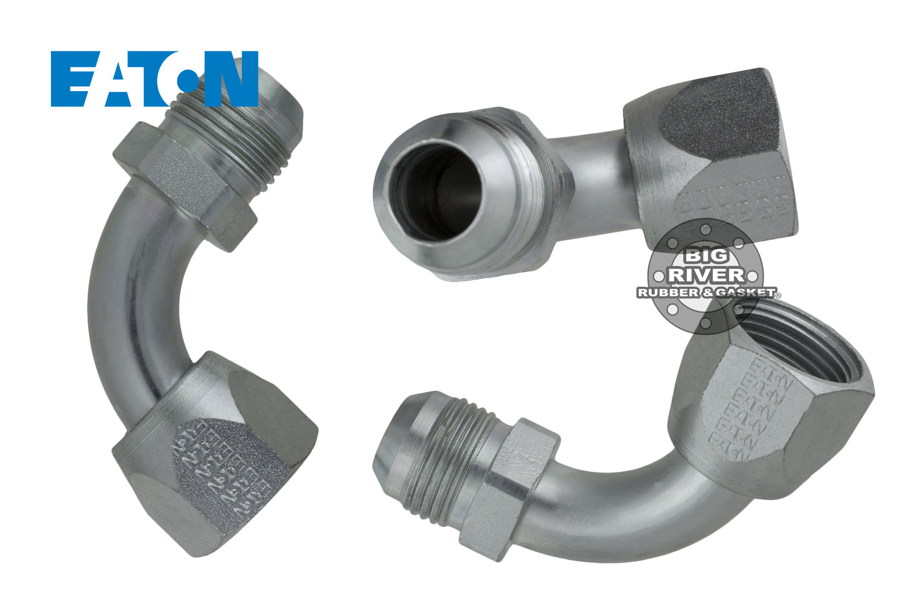 Eaton SAE 37° (JIC) Flare Union Adapter 504095-12S | Big River Rubber ...