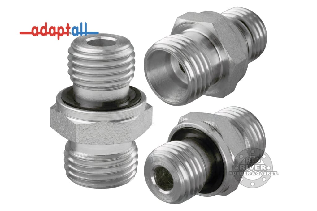 5068L-10-14 Adaptall DIN X Male Metric Elastomeric Seal Hose Adapter ...