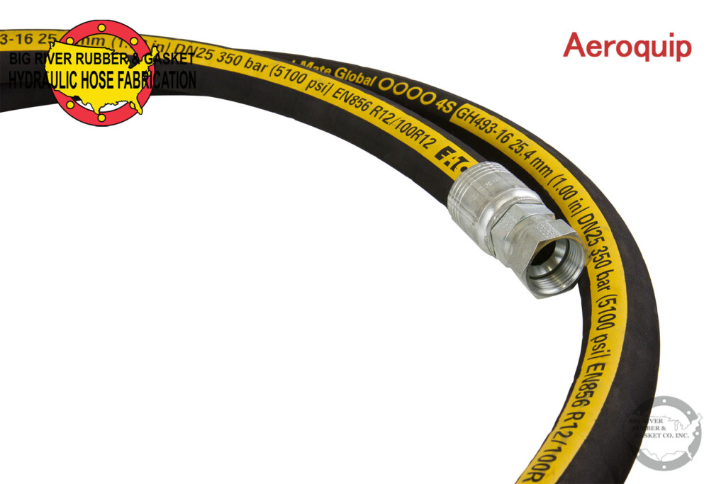 Eaton® Aeroquip® Hydraulic Hose Assembly – Big River Rubber & Gasket