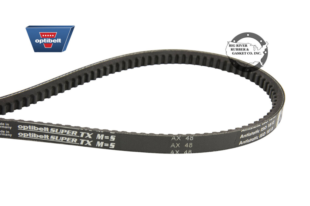 AX48 Cogged V Belt Optibelt – Big River Rubber & Gasket