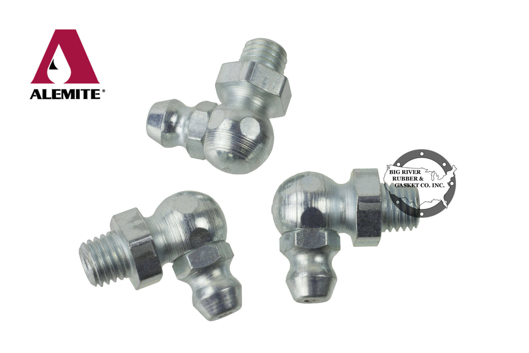 Alemite Grease Fitting 90 deg 1613-B | Big River Rubber & Gasket