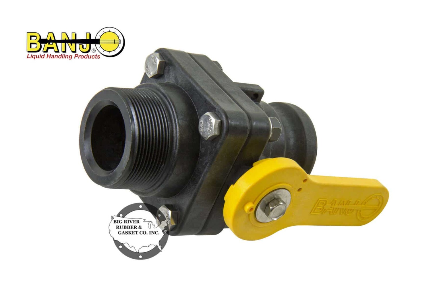 BANJO Standard Port Stubby Valve 2″ VSF200 | Big River Rubber & Gasket