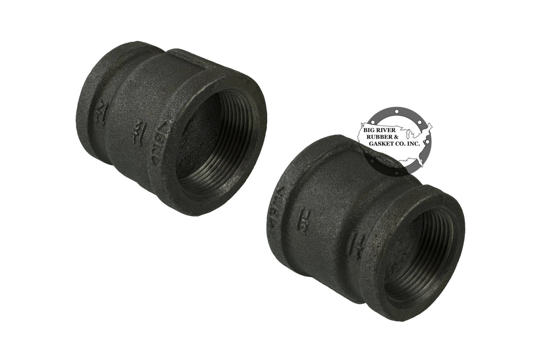 Black Iron Pipe Bell Reducer 1 1/2″ x 1 1/4″ | Big River Rubber & Gasket