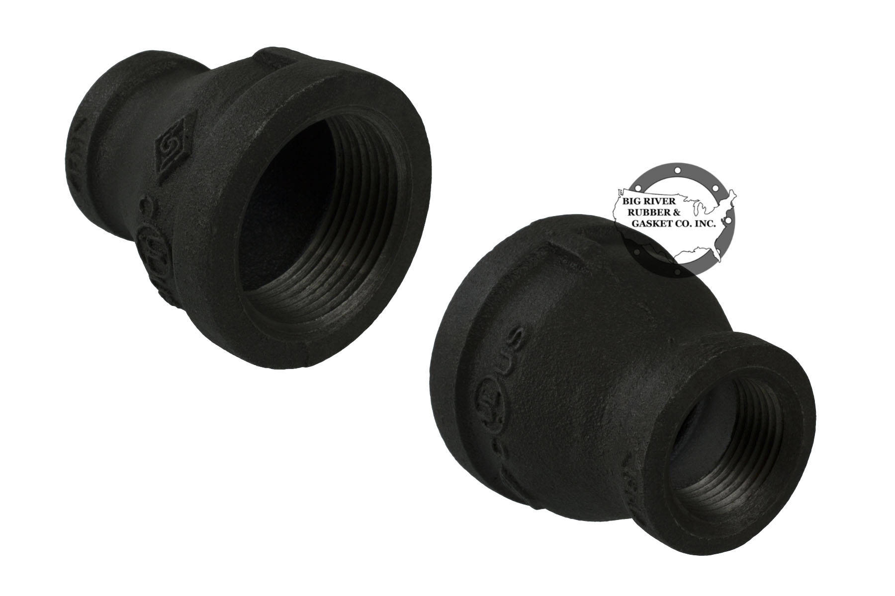 Black Iron Pipe Bell Reducer 1 1/4″ x 3/4″ | Big River Rubber & Gasket