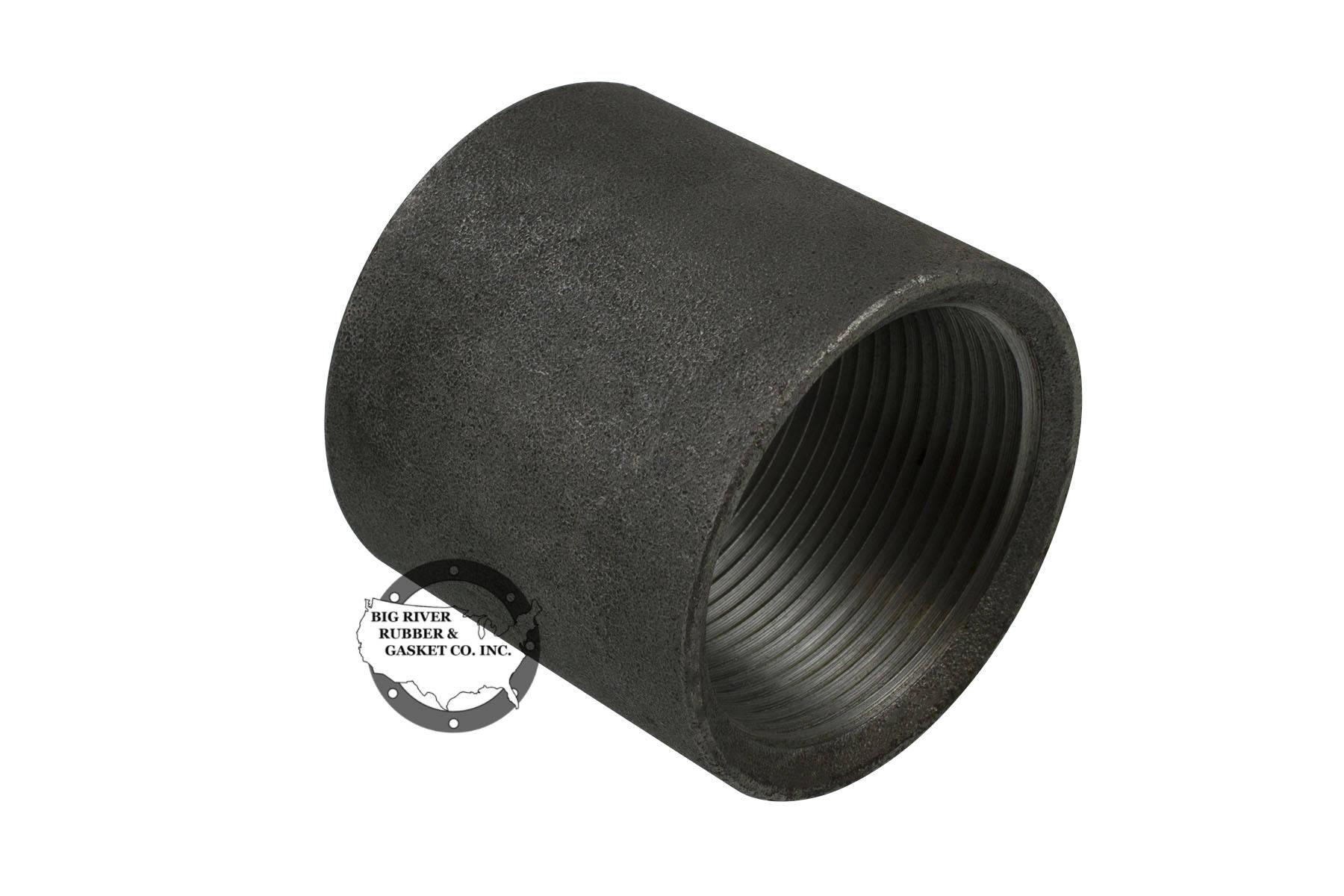 Black Iron Pipe Coupling 1 1/2″ | Big River Rubber & Gasket