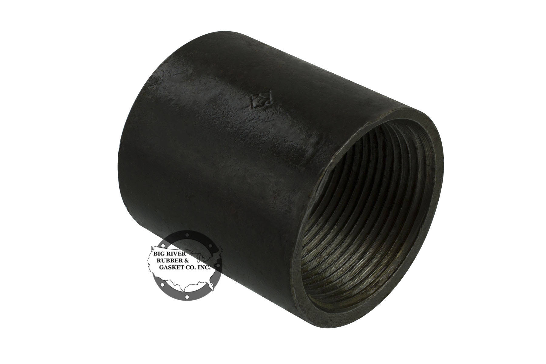 Black Iron Pipe Coupling 1 1/4″ | Big River Rubber & Gasket