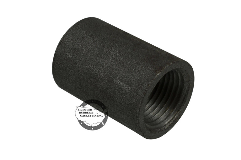 Black Iron Pipe Coupling 1/2″ | Big River Rubber & Gasket