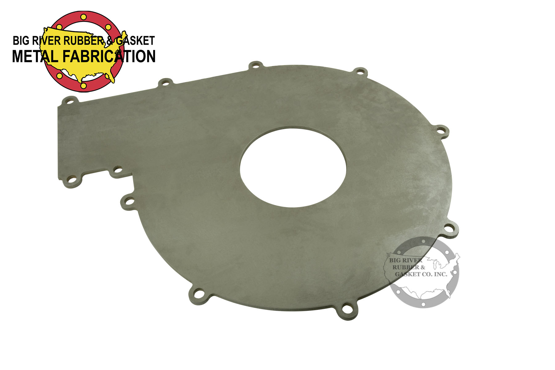 Custom Carbon Steel Blower Side Plate 1/4″ Thick | Big River Rubber ...