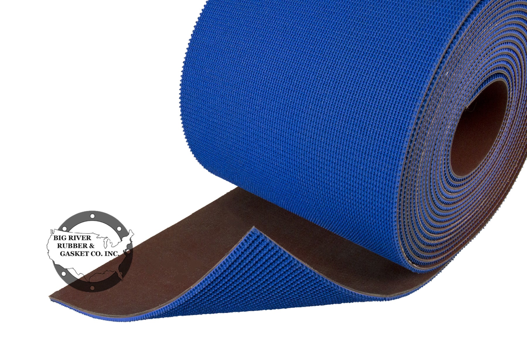 Roughtop Blue Carboxilated Nitrile Rubber Belt | Big River Rubber & Gasket