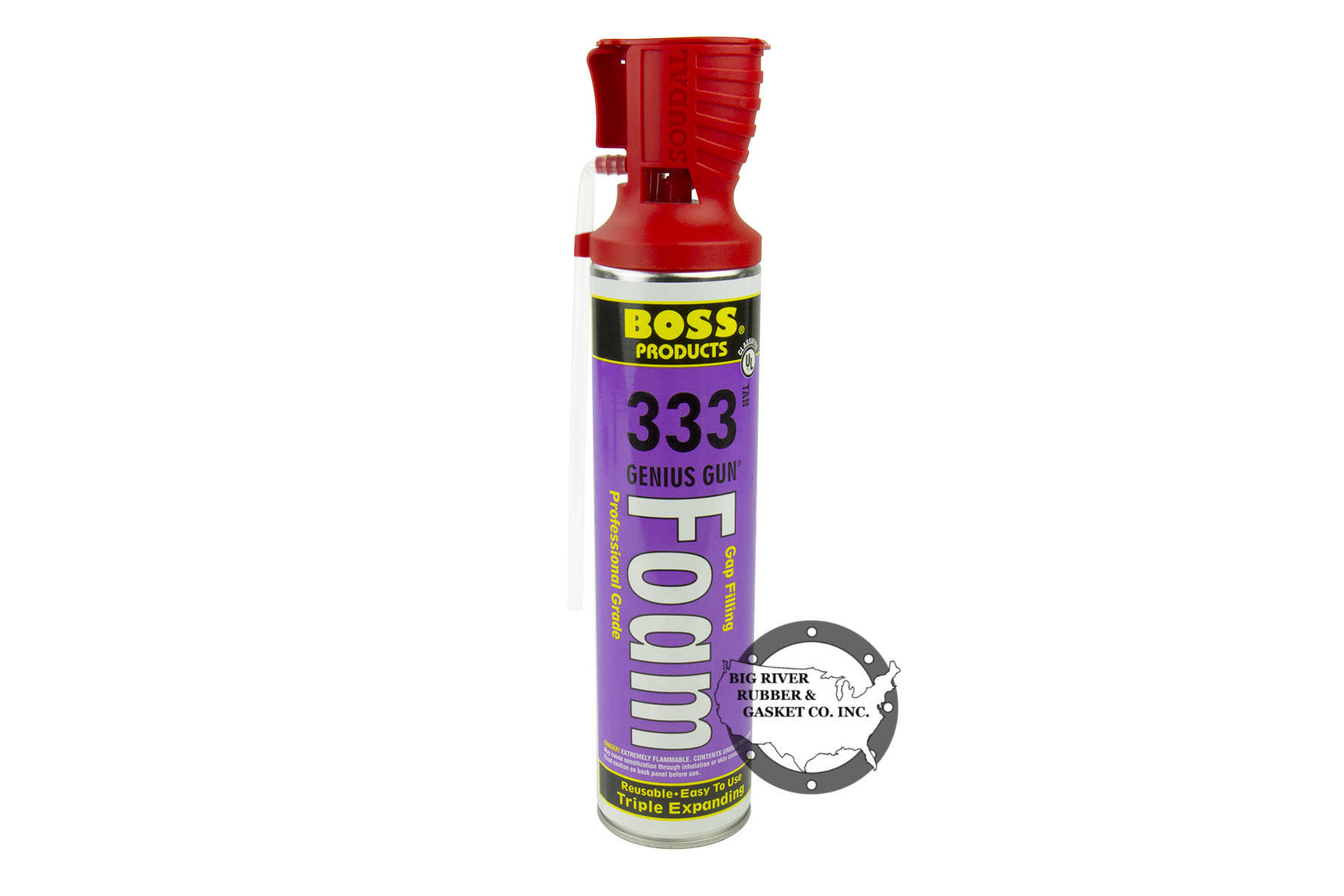 Boss 333 Tan Gap Filling Foam | Big River Rubber & Gasket