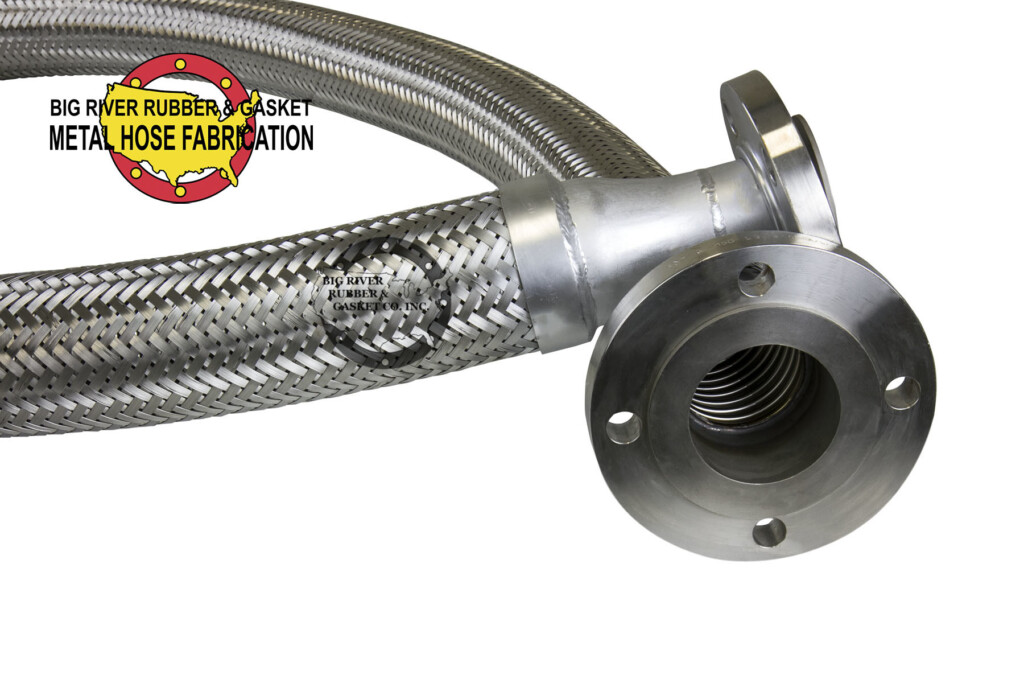Braided Metal Hose Assembly with Flanged Ends – Big River Rubber & Gasket