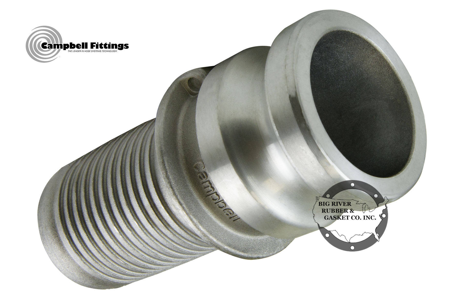Campbell Cobra Stainless Steel Adapter E-316-200C | Big River Rubber ...