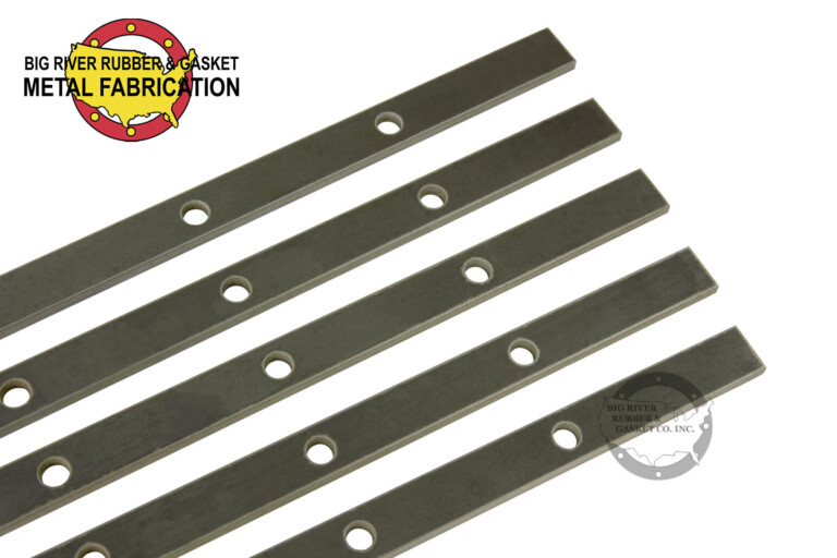 Custom Carbon Steel Retaining Bars 1/8″ Thick | Big River Rubber & Gasket