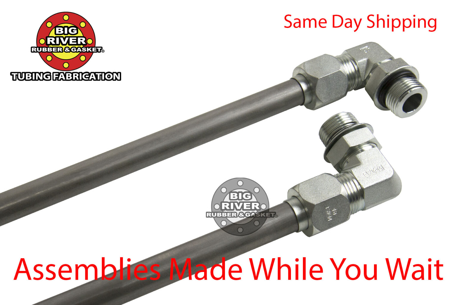 Carbon Steel Hydraulic Tubing Assembly | Big River Rubber & Gasket