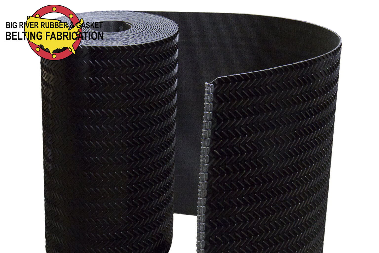 PVC Chevron Top Belt | Big River Rubber & Gasket