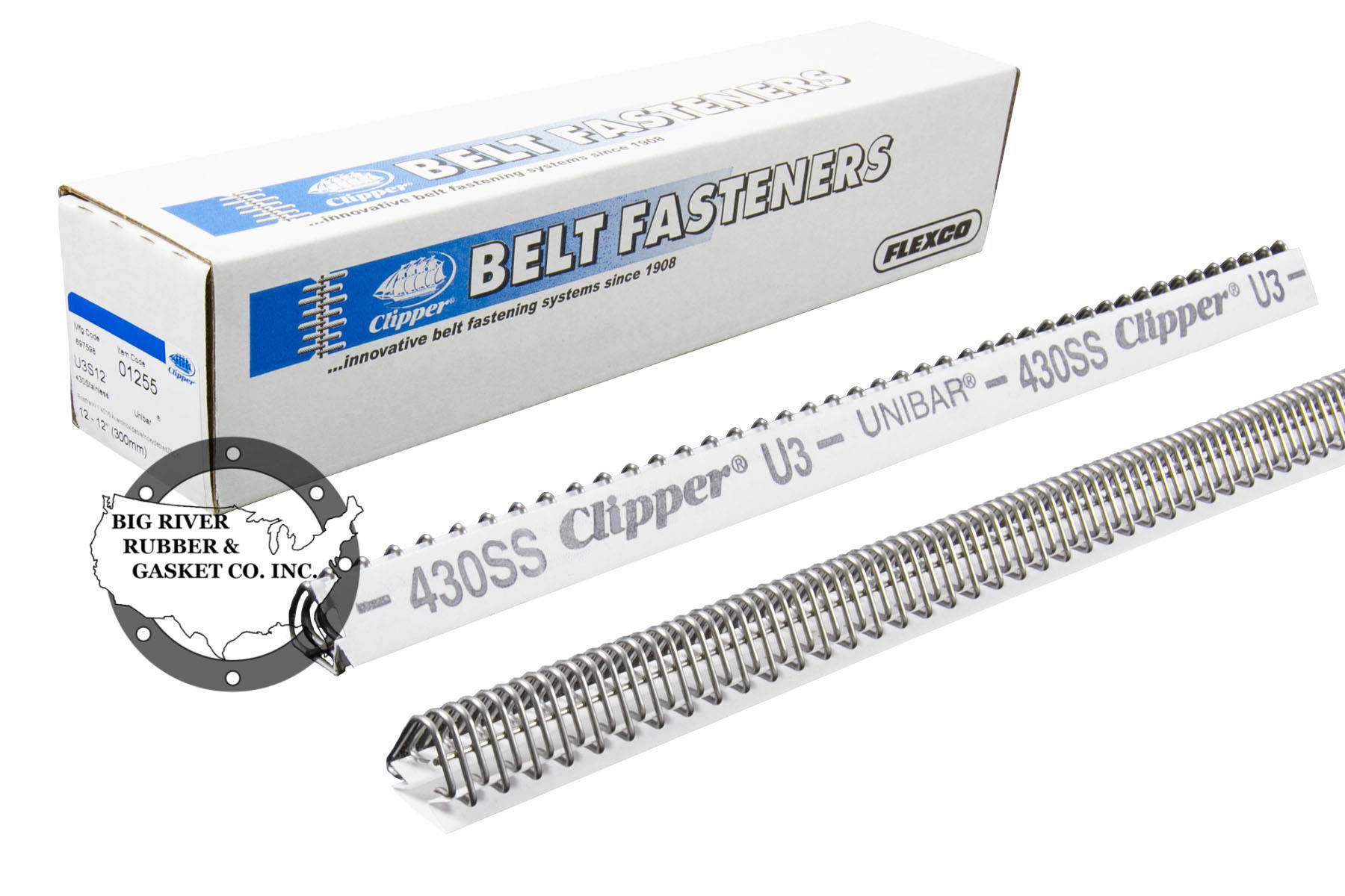 Clipper U3S12 Belt Lacing | Big River Rubber & Gasket