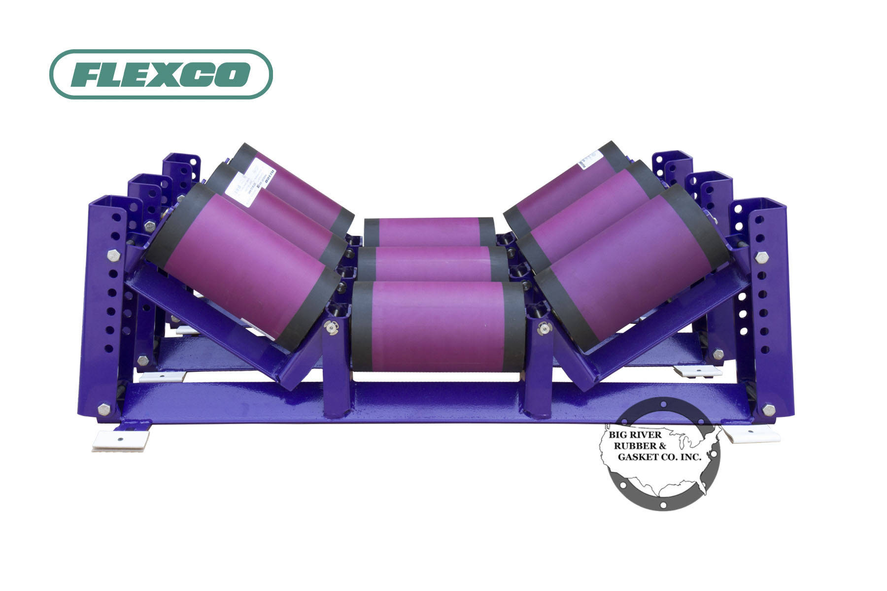 Flexco® Troughing Idler Assembly | Big River Rubber & Gasket