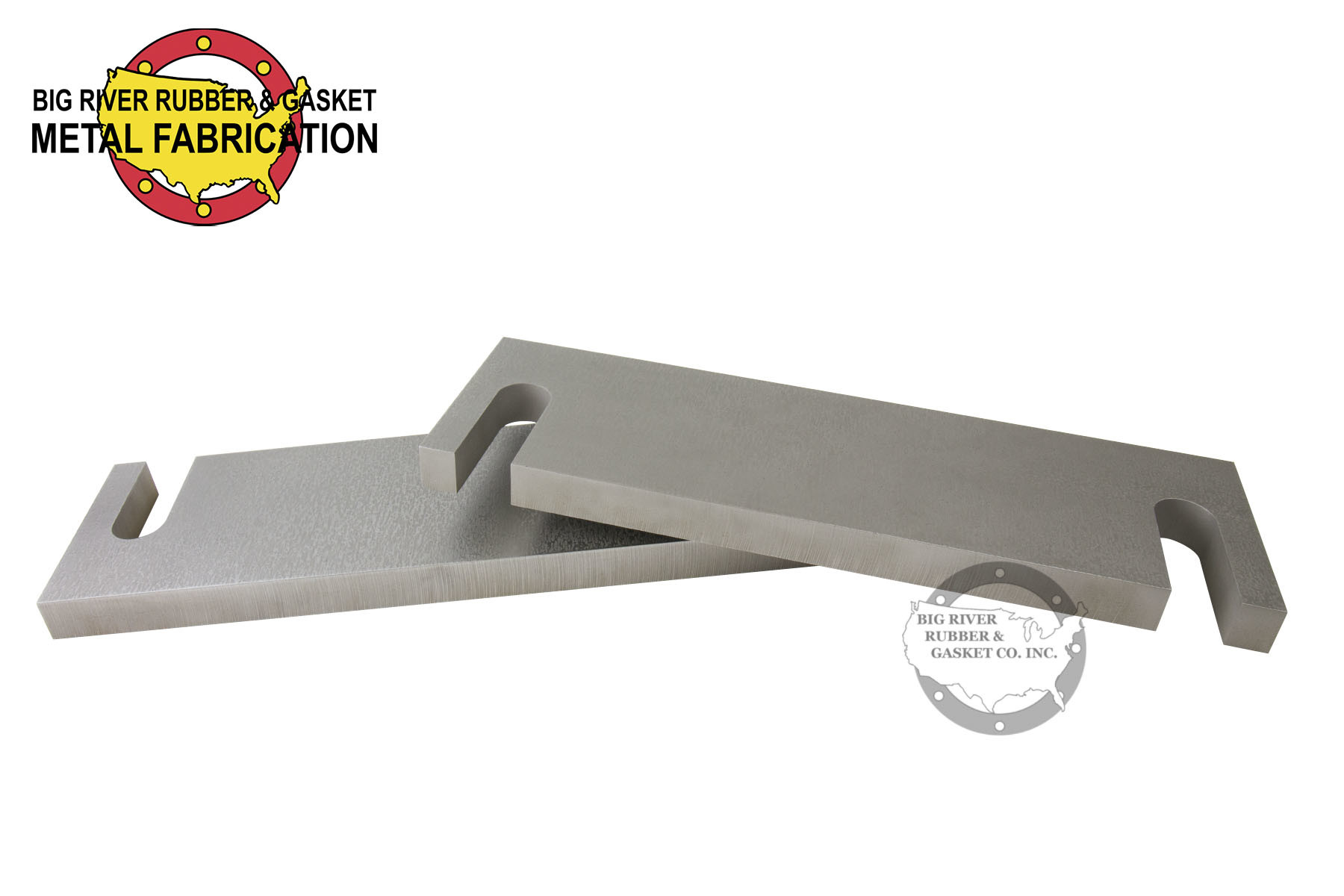 Custom Carbon Steel Plates with Slots 1/2″ Thick | Big River Rubber ...