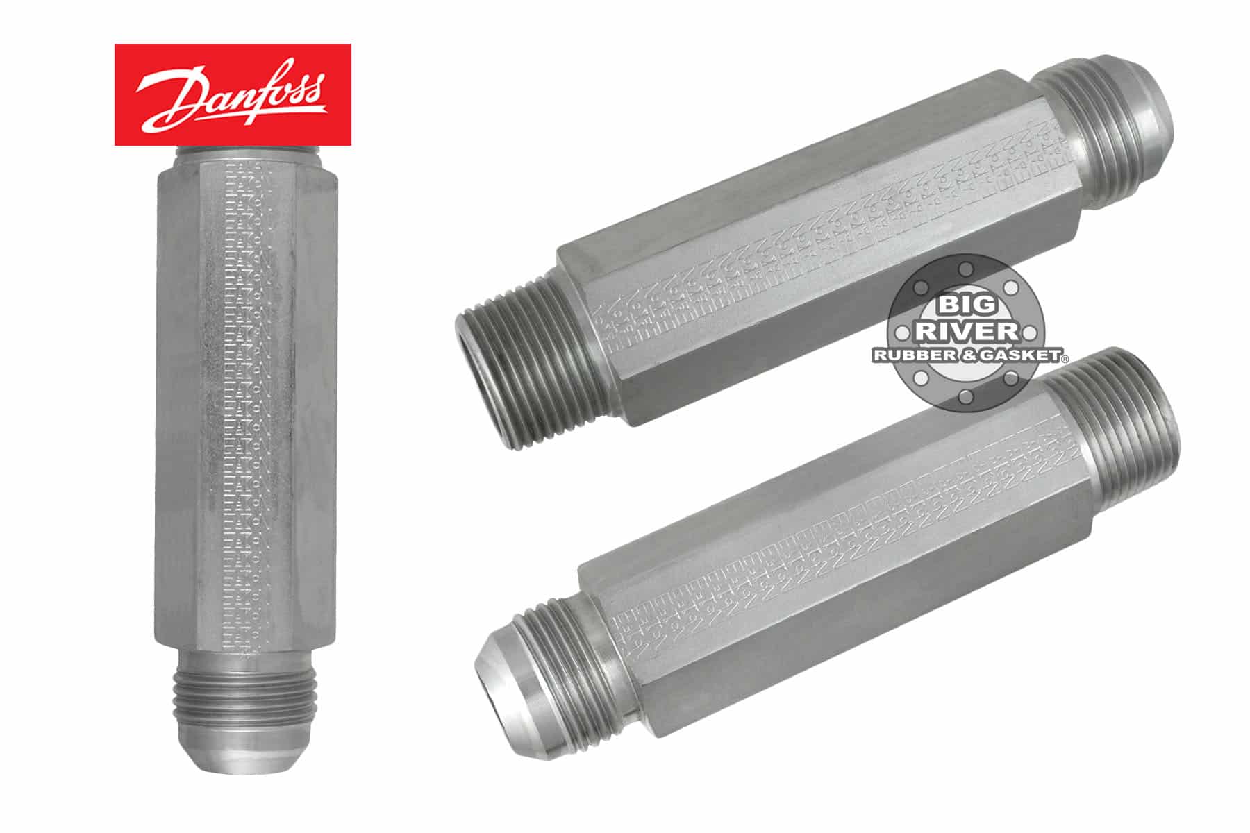 Danfoss Pipe to 37° Flare Connector 202114-12-12S | Big River Rubber ...