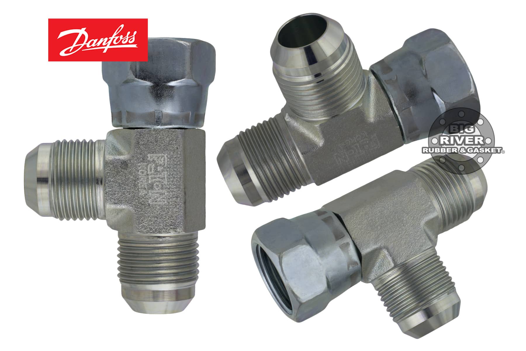 Danfoss SAE (JIC) Flare Union Adapter 203102-12-12S | Big River Rubber ...