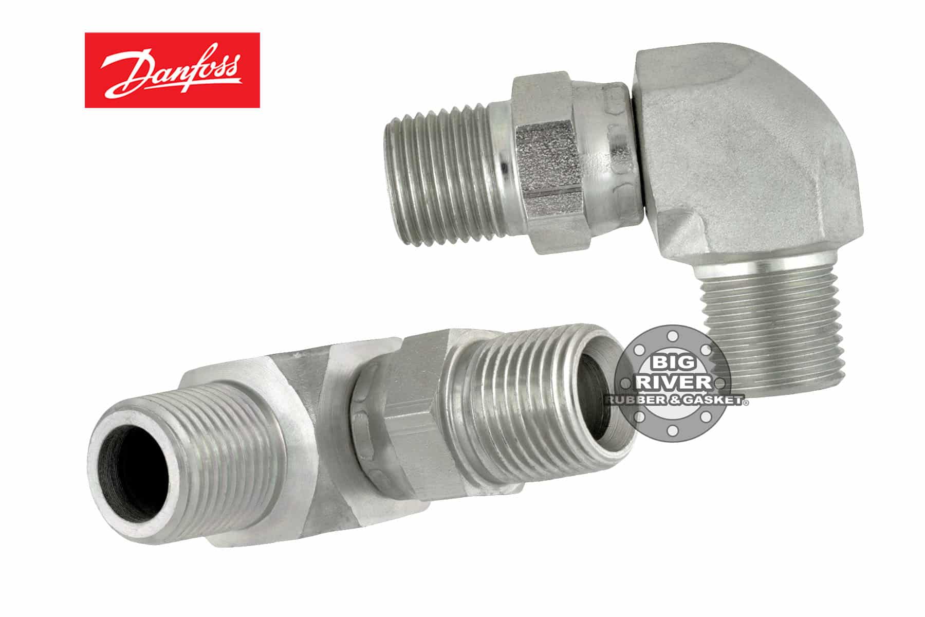 2251-12-12S Danfoss External Pipe Swivel to External Pipe Adapter | Big ...