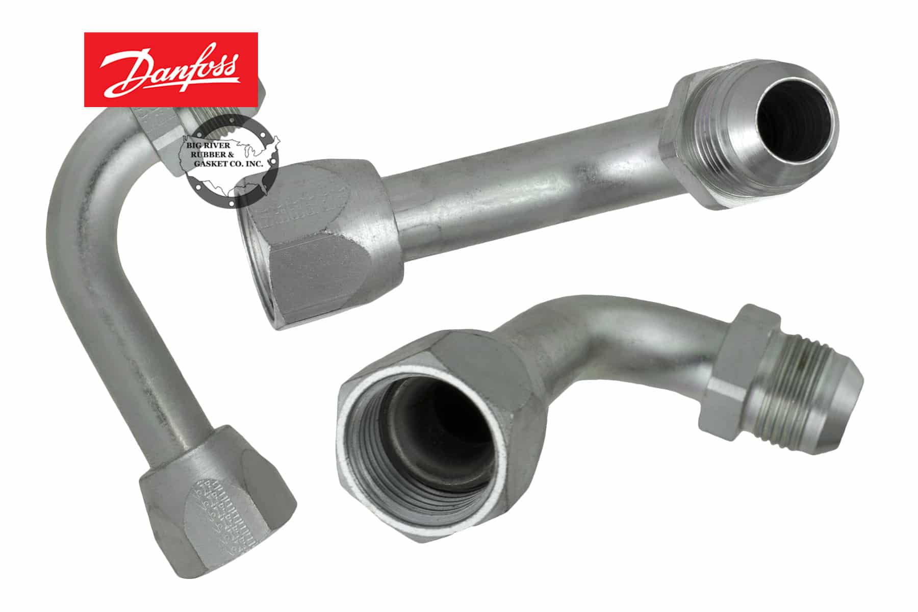 Danfoss SAE 37° (JIC) Flare Union Adapter 504095-12S | Big River Rubber ...