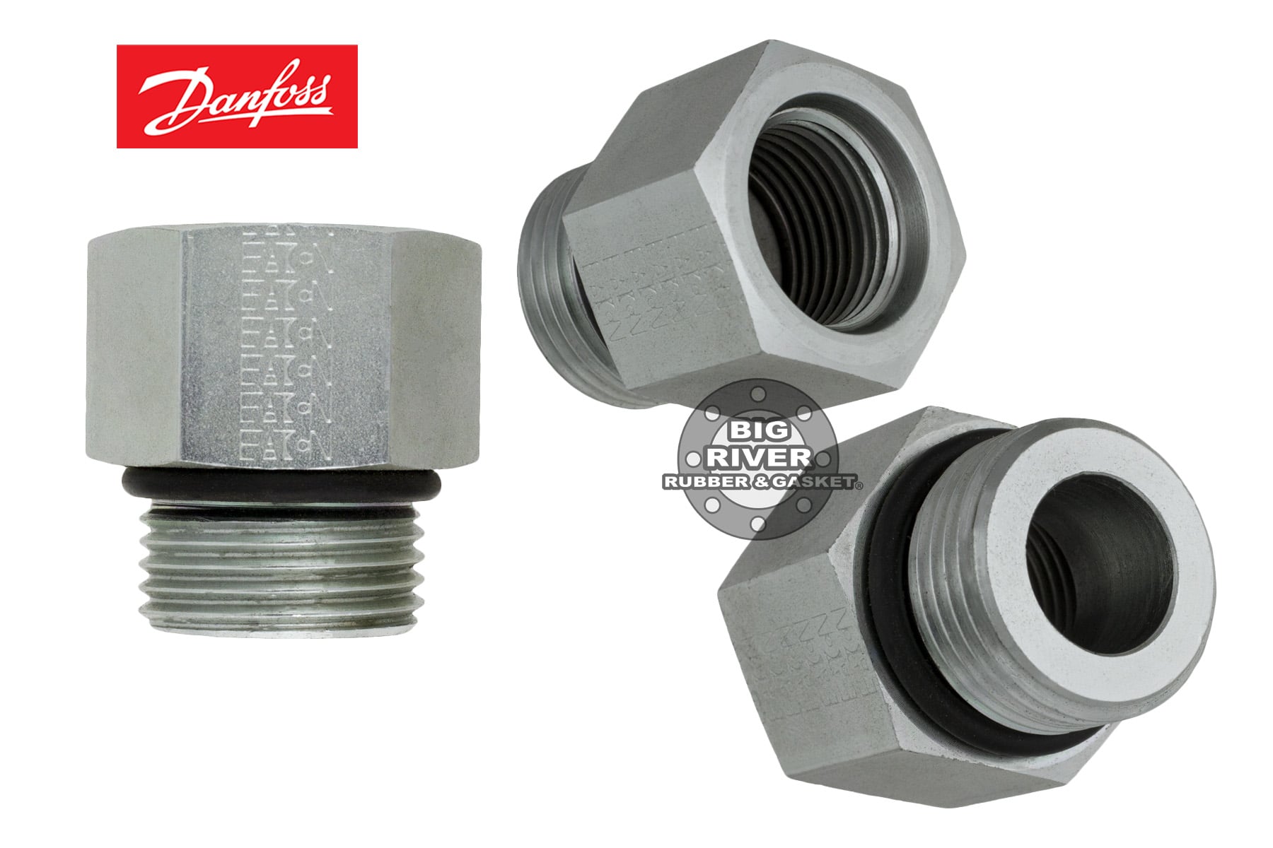 Danfoss ORB/ORB Adapter FF1010-1210S | Big River Rubber & Gasket