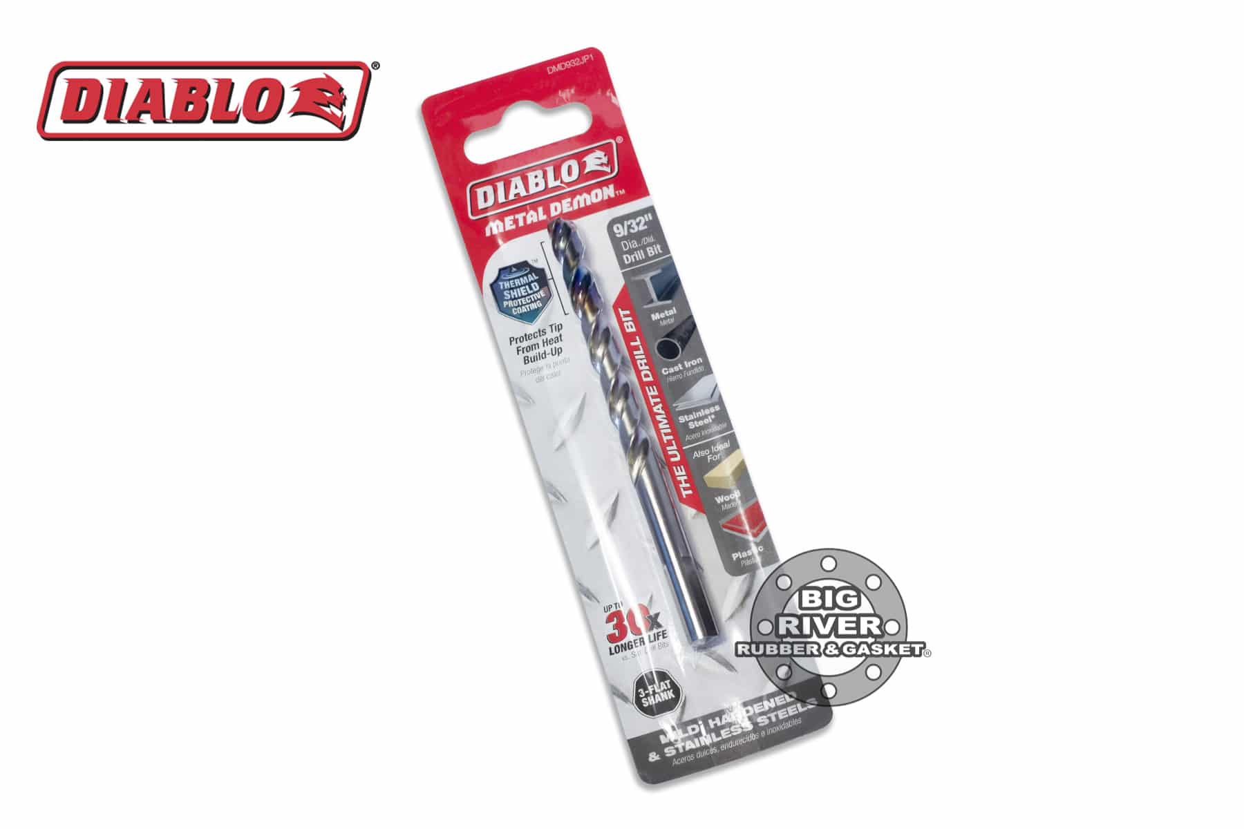 Diablo DMD932JP1 9/32″ Metal Demon™ Drill Bit for Mild, Hardened and ...