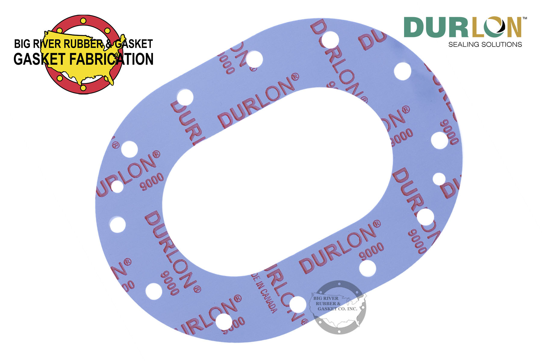 Durlon® 9000 Gasket 1/64″ Thick | Big River Rubber & Gasket