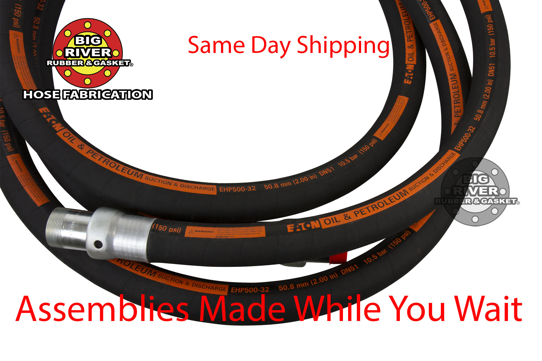Eaton Oil & Petroleum Suction & Discharge Hose Assembly EHP500-32 | Big ...