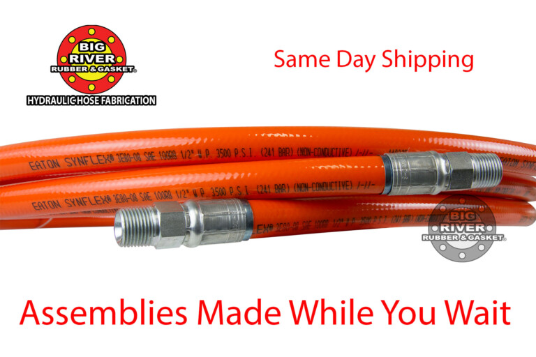 Eaton Synflex® Non-Conductive Thermo Hydraulic Hose Assembly | Big River Rubber & Gasket