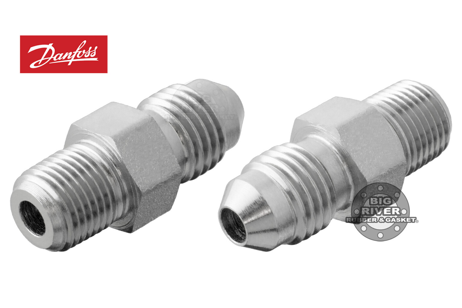 2021-2-4S Danfoss External Pipe to 37° Flare Adapter | Big River Rubber ...
