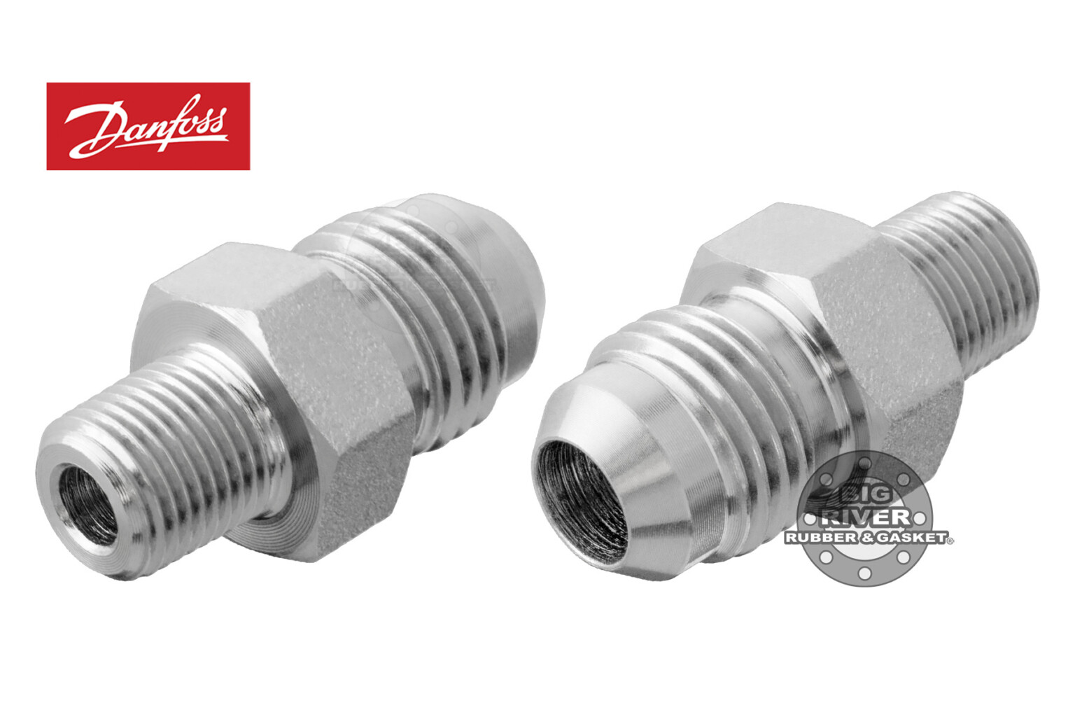2021-2-6S Danfoss External Pipe to 37° Flare Adapter | Big River Rubber ...
