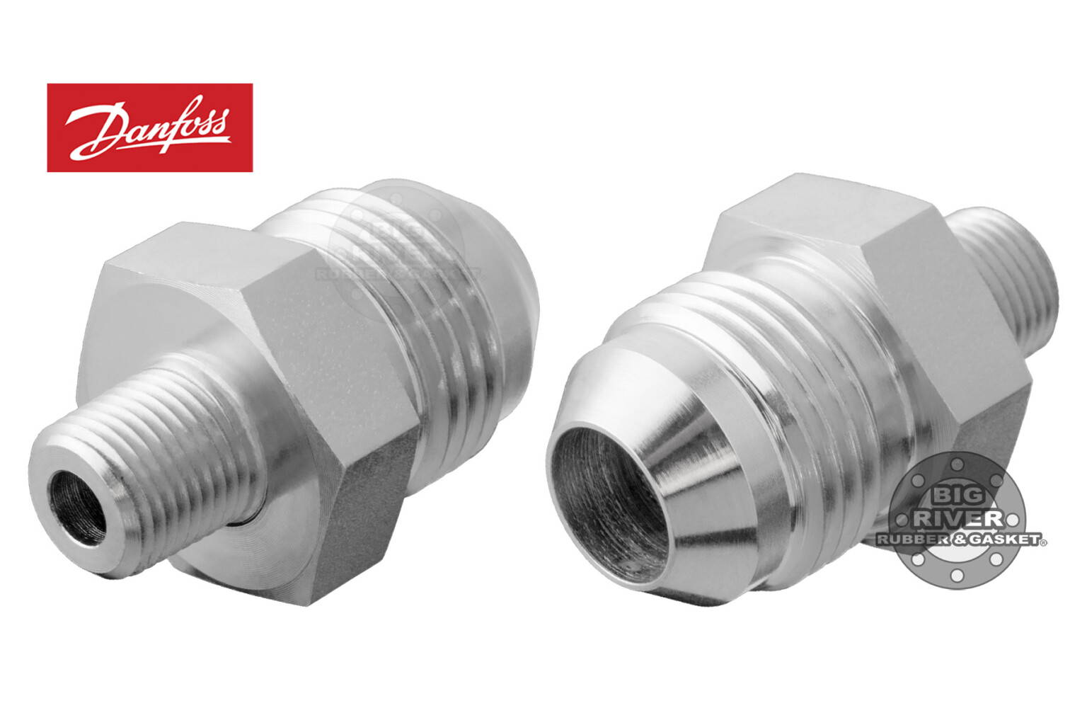 2021-2-8S Danfoss External Pipe to 37° Flare Adapter | Big River Rubber ...
