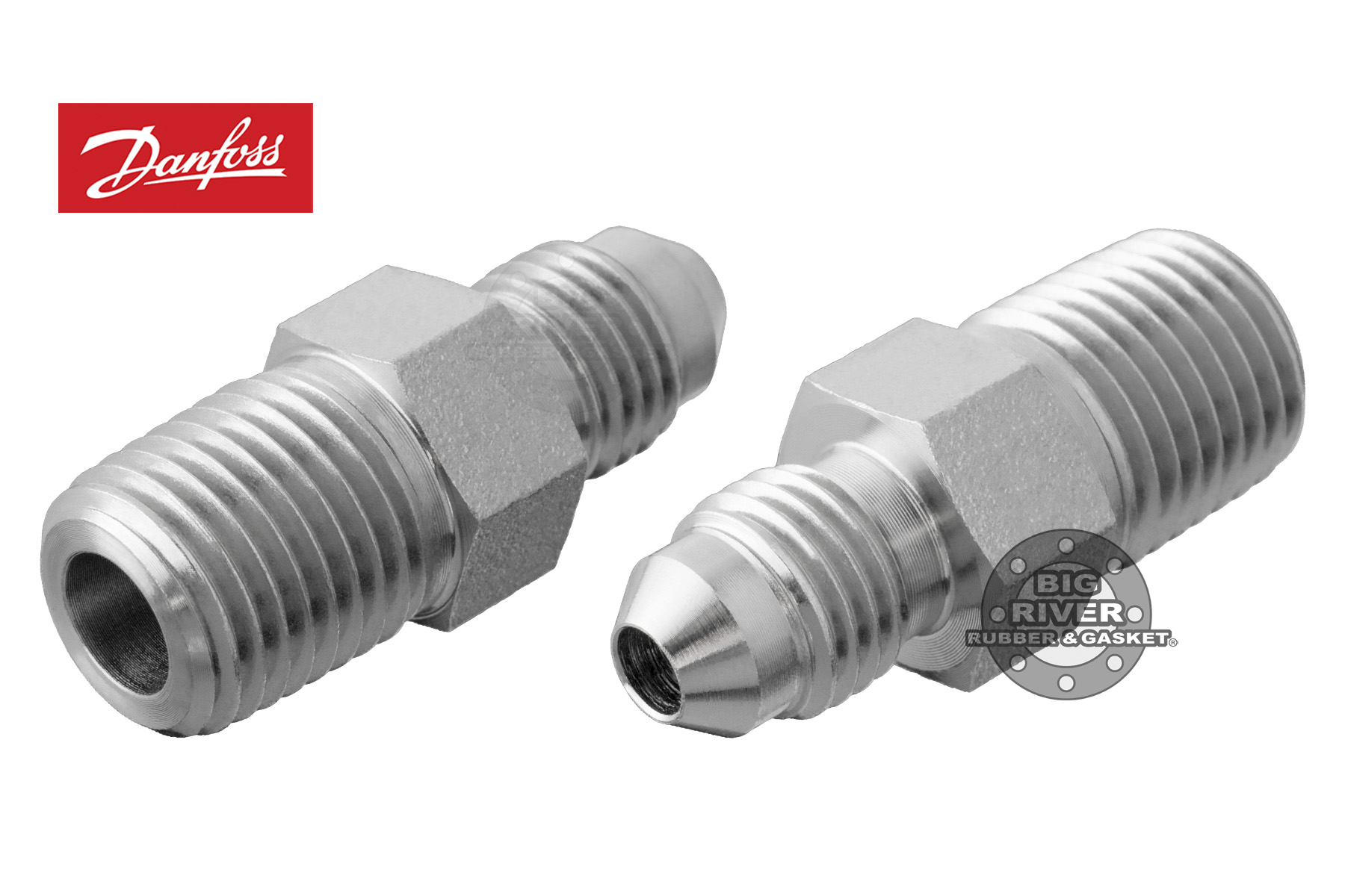 2021-4-4S Danfoss External Pipe to 37° Flare Adapter | Big River Rubber ...