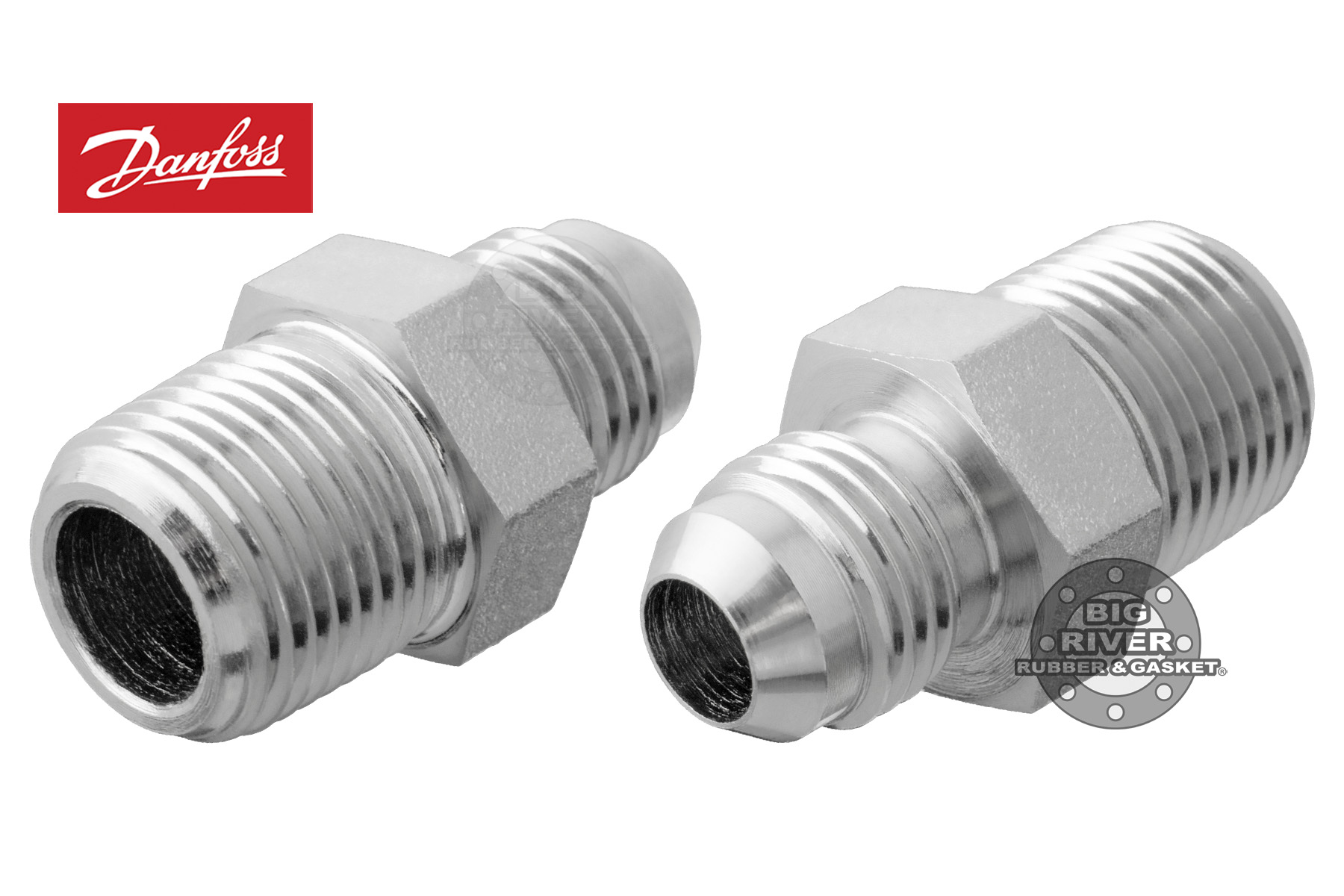 2021-6-6S Danfoss External Pipe to 37° Flare Adapter | Big River Rubber ...