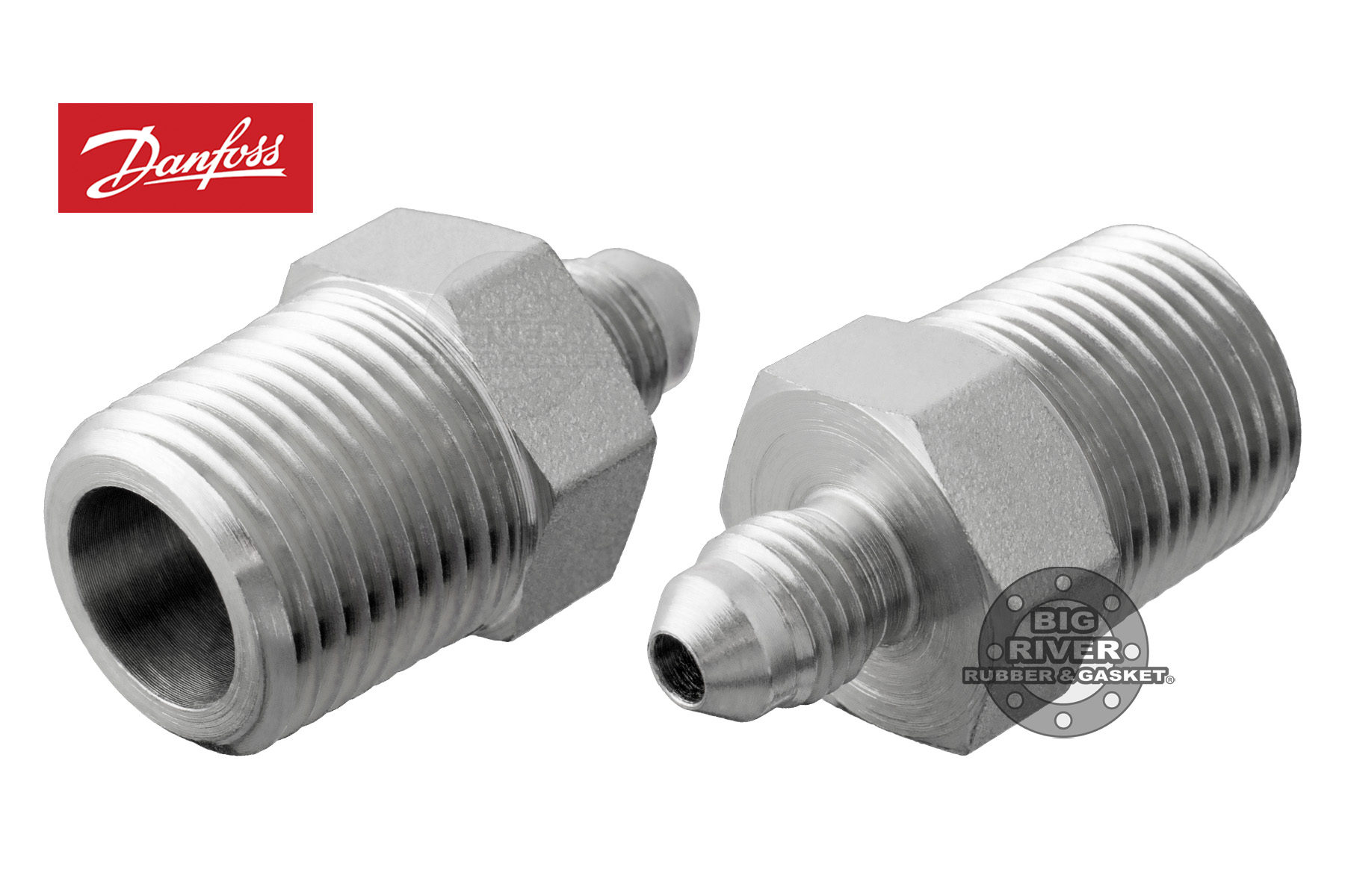 2021-8-4S Danfoss External Pipe to 37° Flare Adapter | Big River Rubber ...