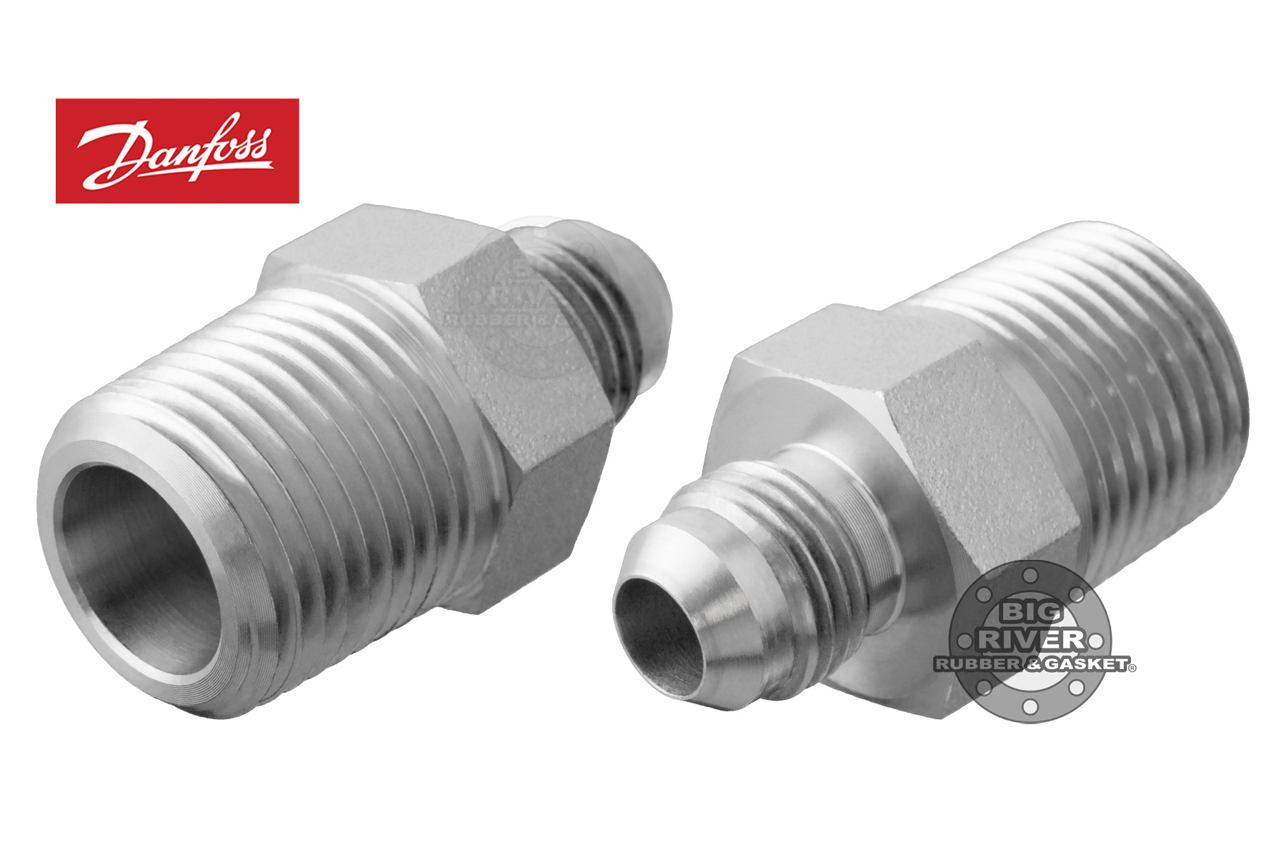2021-8-6S Danfoss External Pipe to 37° Flare Adapter | Big River Rubber ...