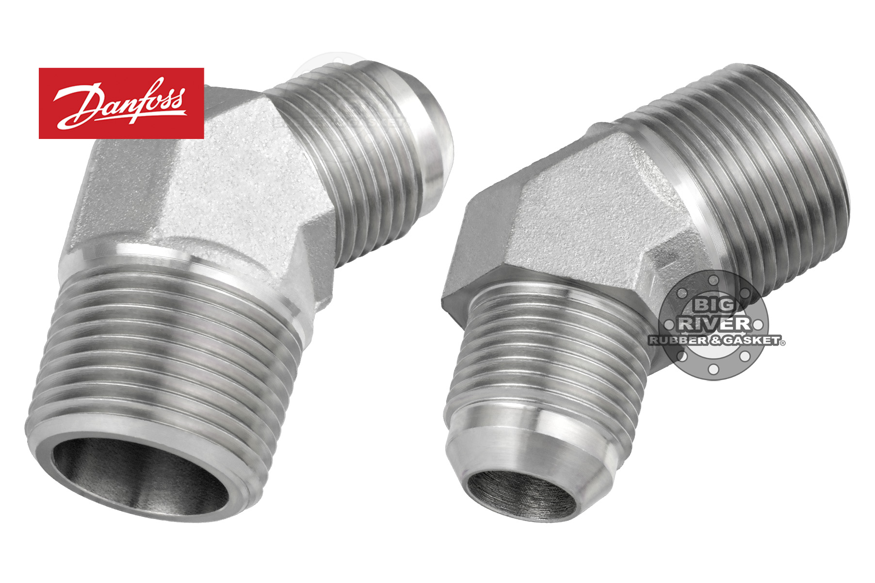 2023-16-12S Danfoss Pipe to 37° Flare 45° Elbow Adapter | Big River ...