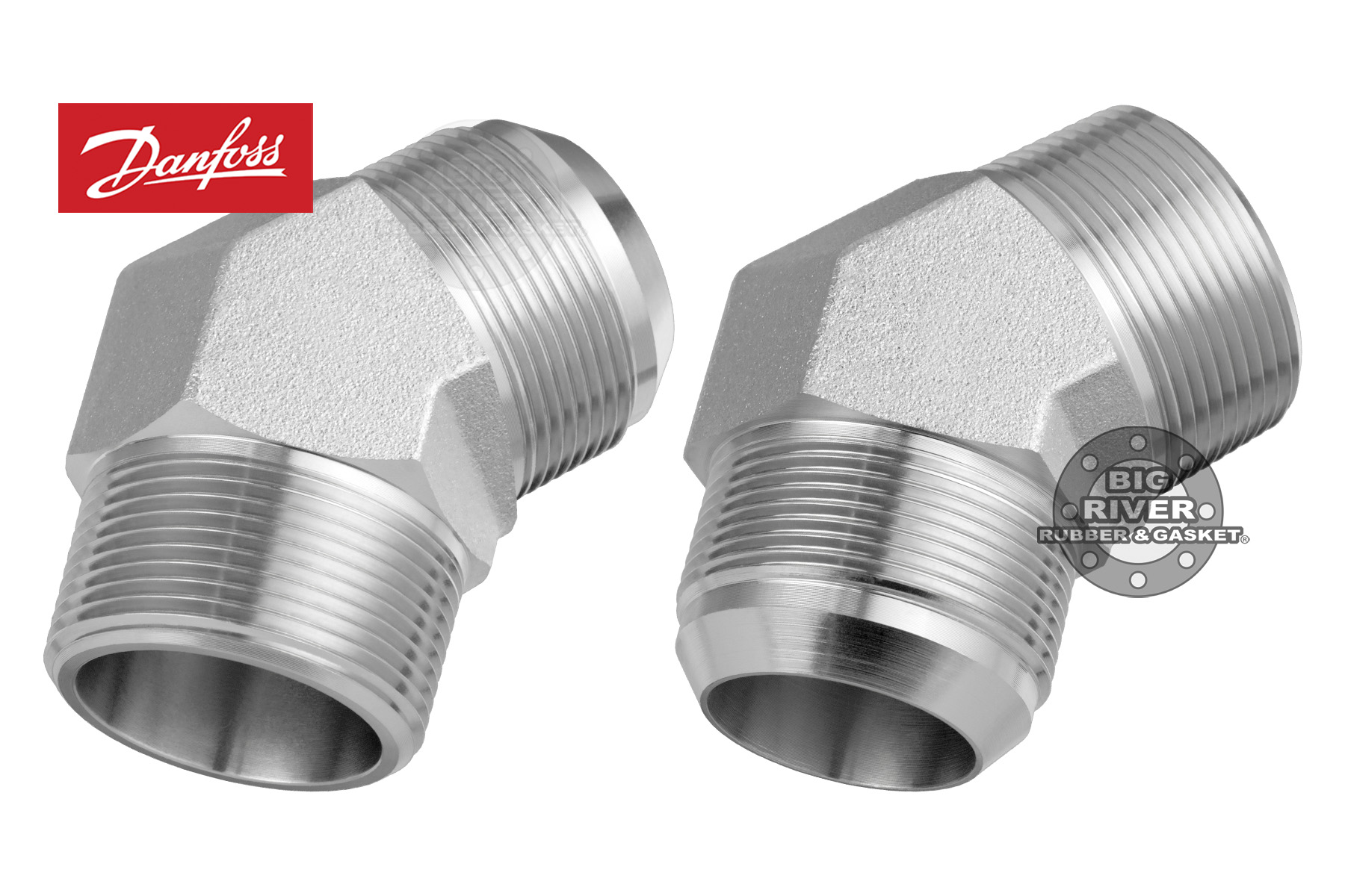 2023-24-24S Danfoss Pipe to 37° Flare 45° Elbow Adapter | Big River ...