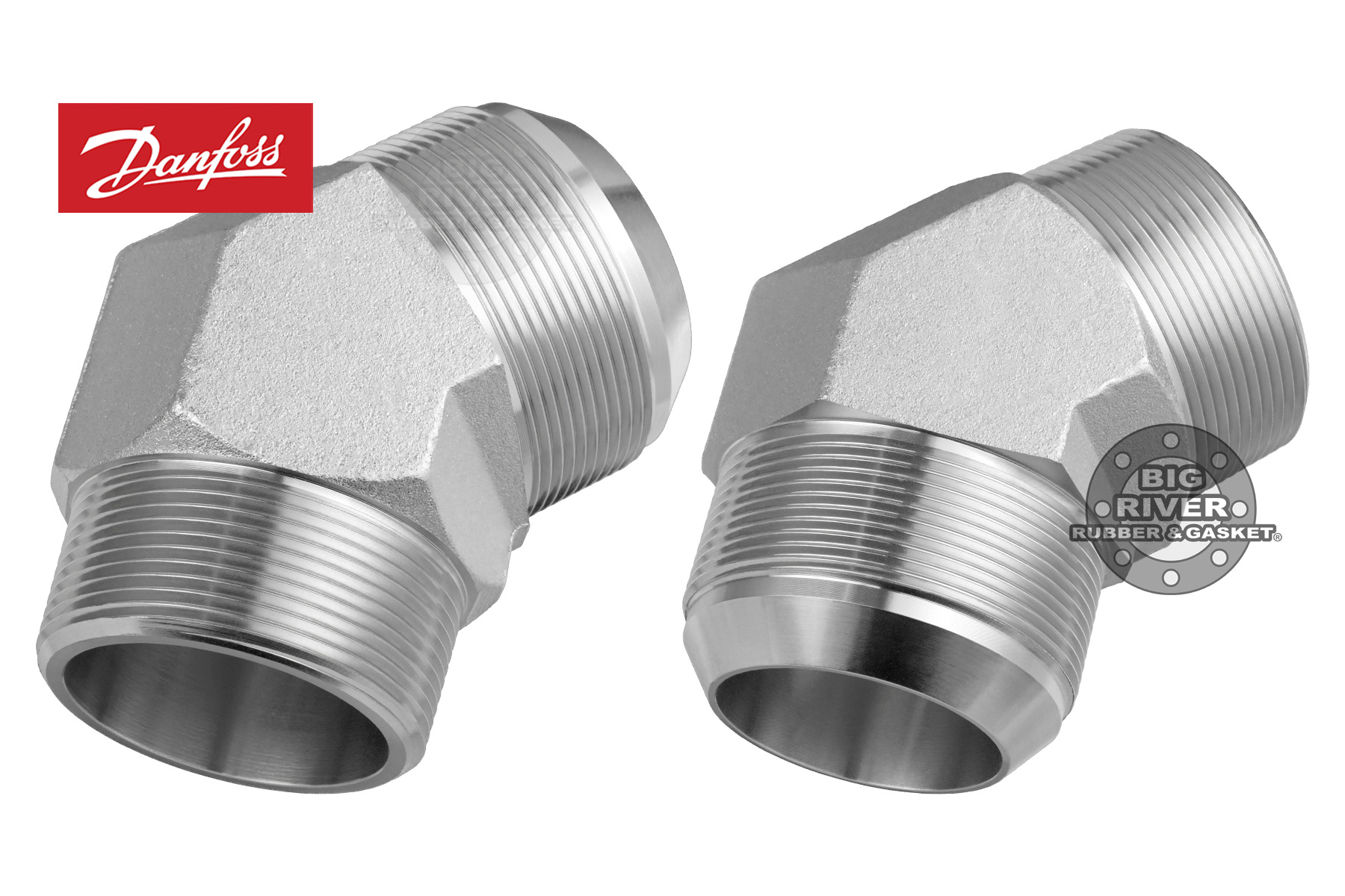 2023-32-32S Danfoss Pipe to 37° Flare 45° Elbow Adapter | Big River ...