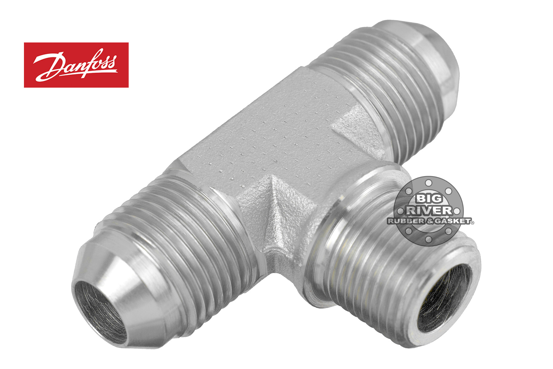 2030-6-8S Danfoss External Pipe to 37° Flare Tee Adapter | Big River ...
