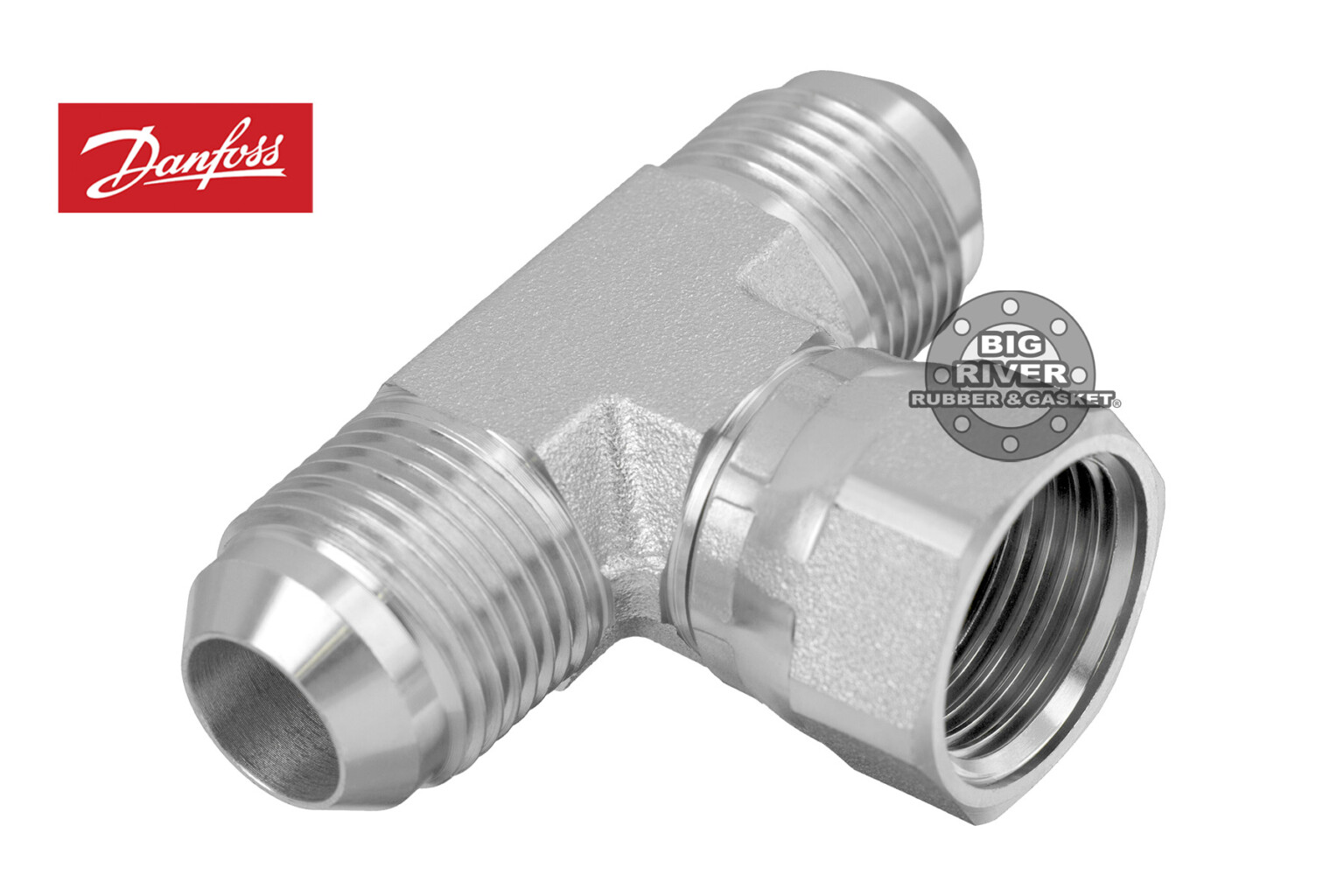 203101-12-12S Danfoss 37° Flare Swivel to 37° Flare Tee Adapter | Big ...