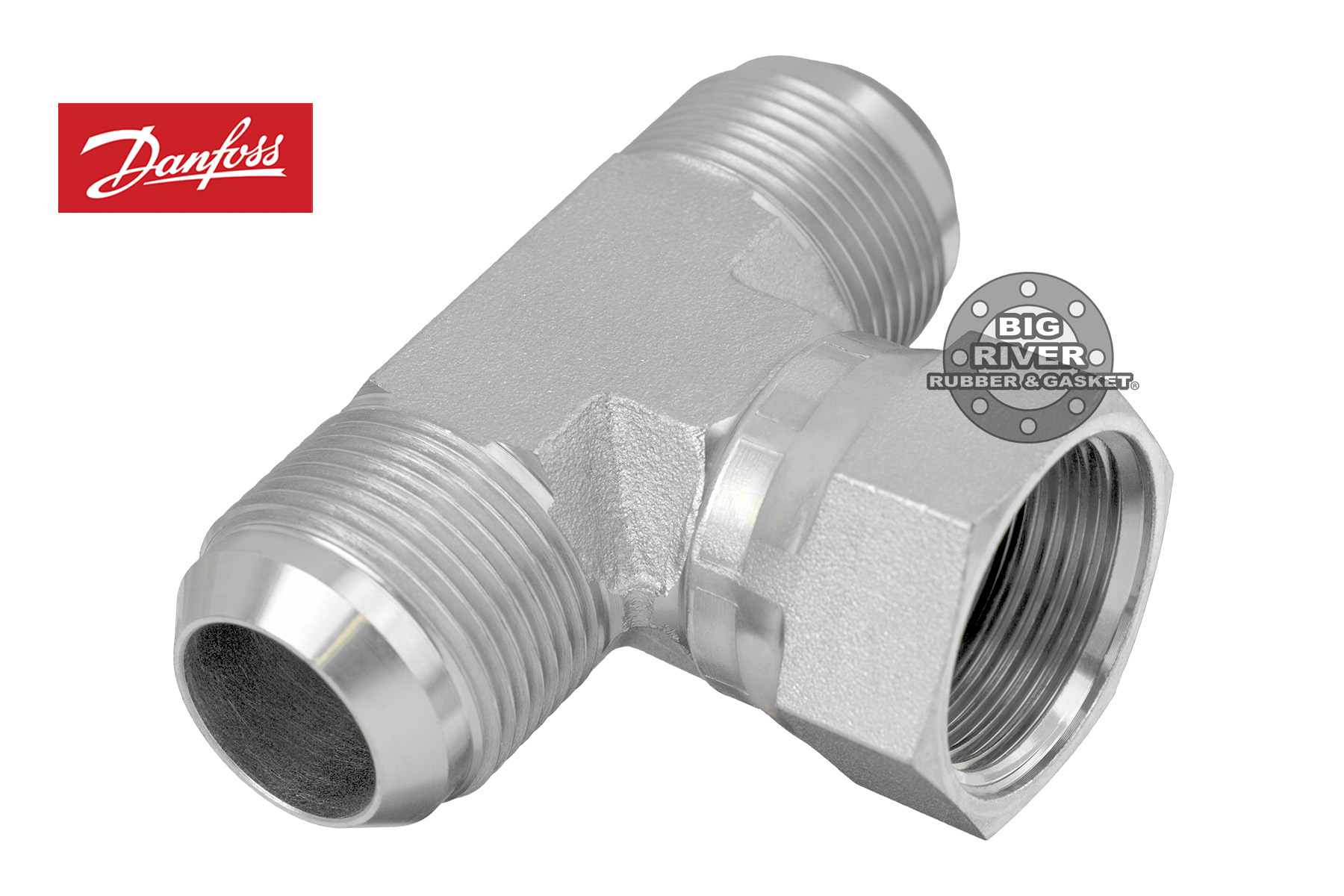 203101-16-16S Danfoss 37° Flare Swivel to 37° Flare Tee Adapter | Big ...
