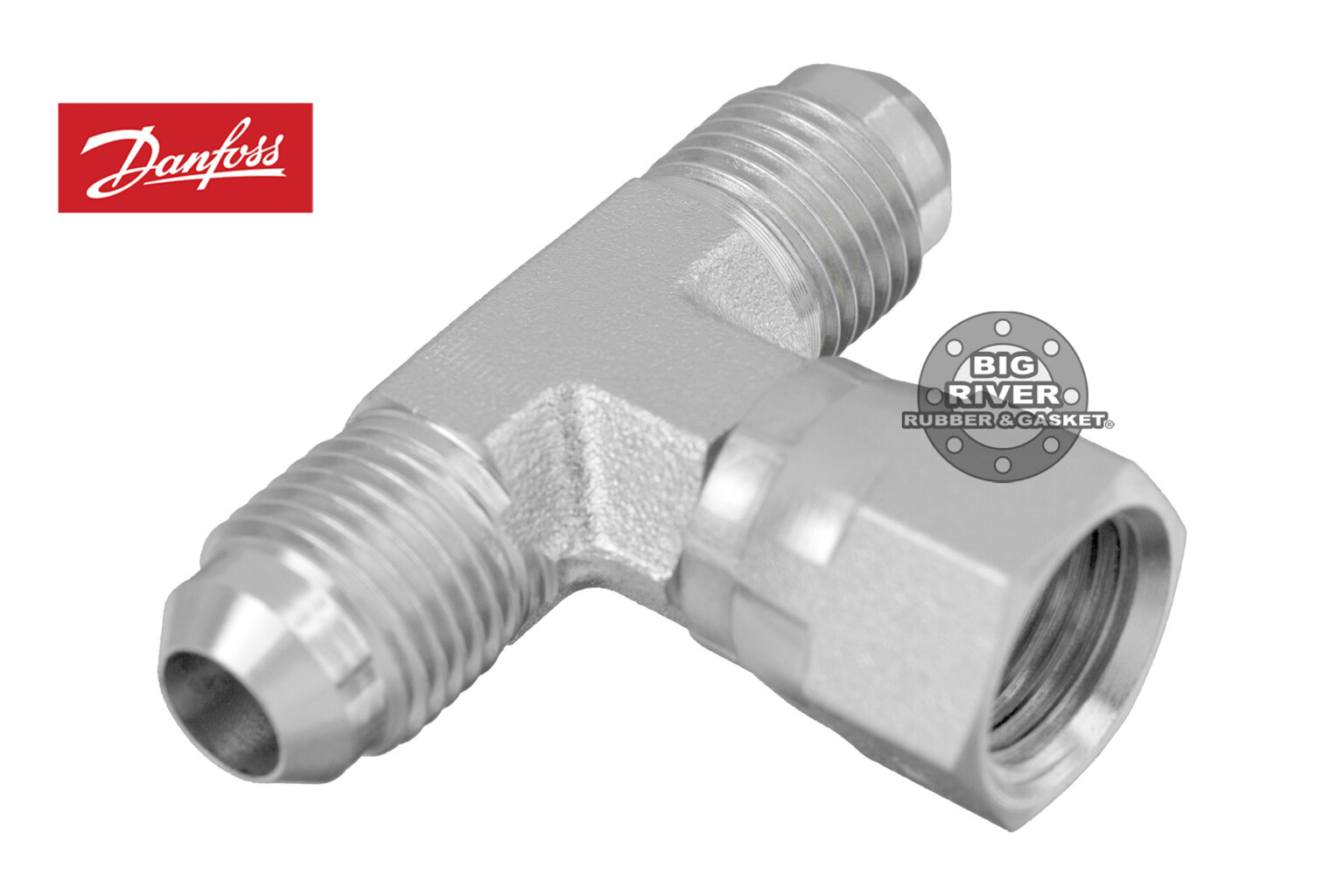203101-6-6S Danfoss 37° Flare Swivel to 37° Flare Tee Adapter | Big ...